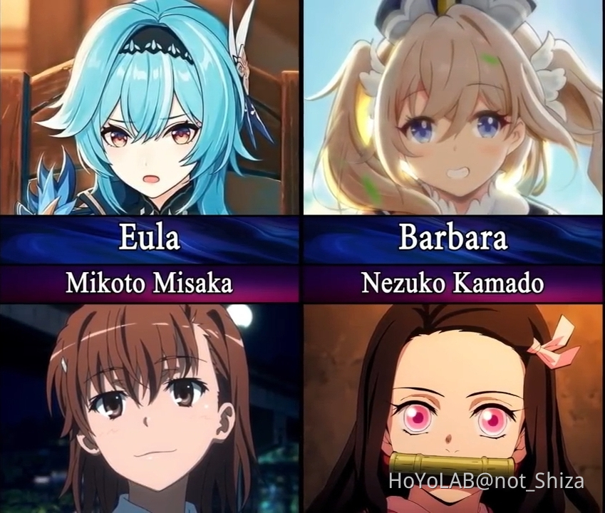 Genshin japanese VA and their best anime character Genshin Impact | HoYoLAB