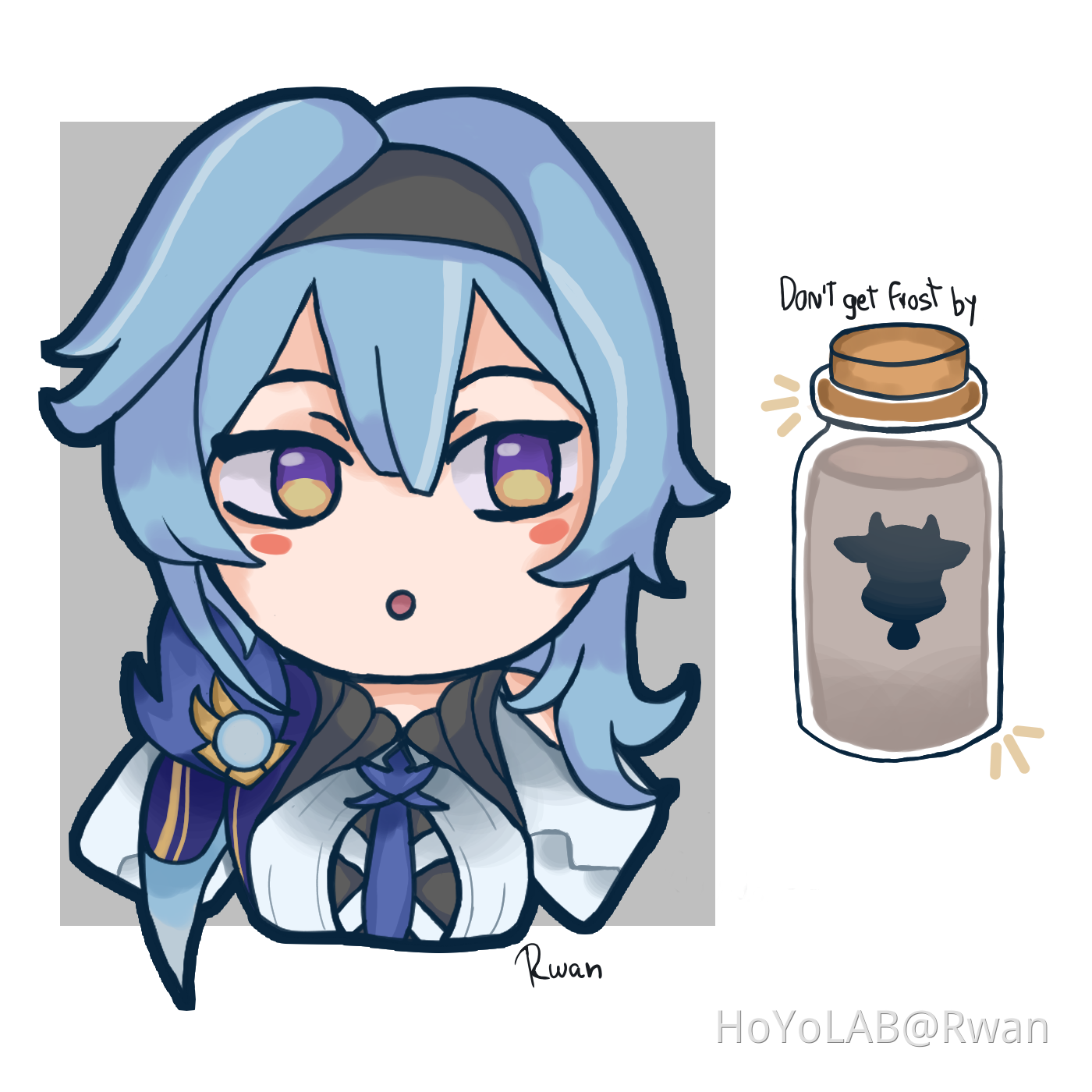 Eula and her milk for the cold (╯ ╰ ) Genshin Impact | HoYoLAB