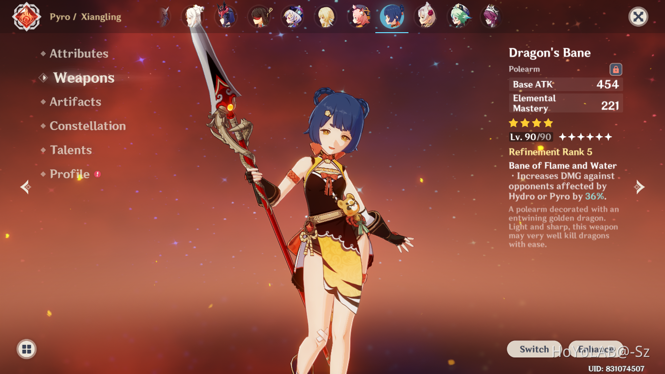 building the pyro archon today starting with her weapon! Genshin Impact ...