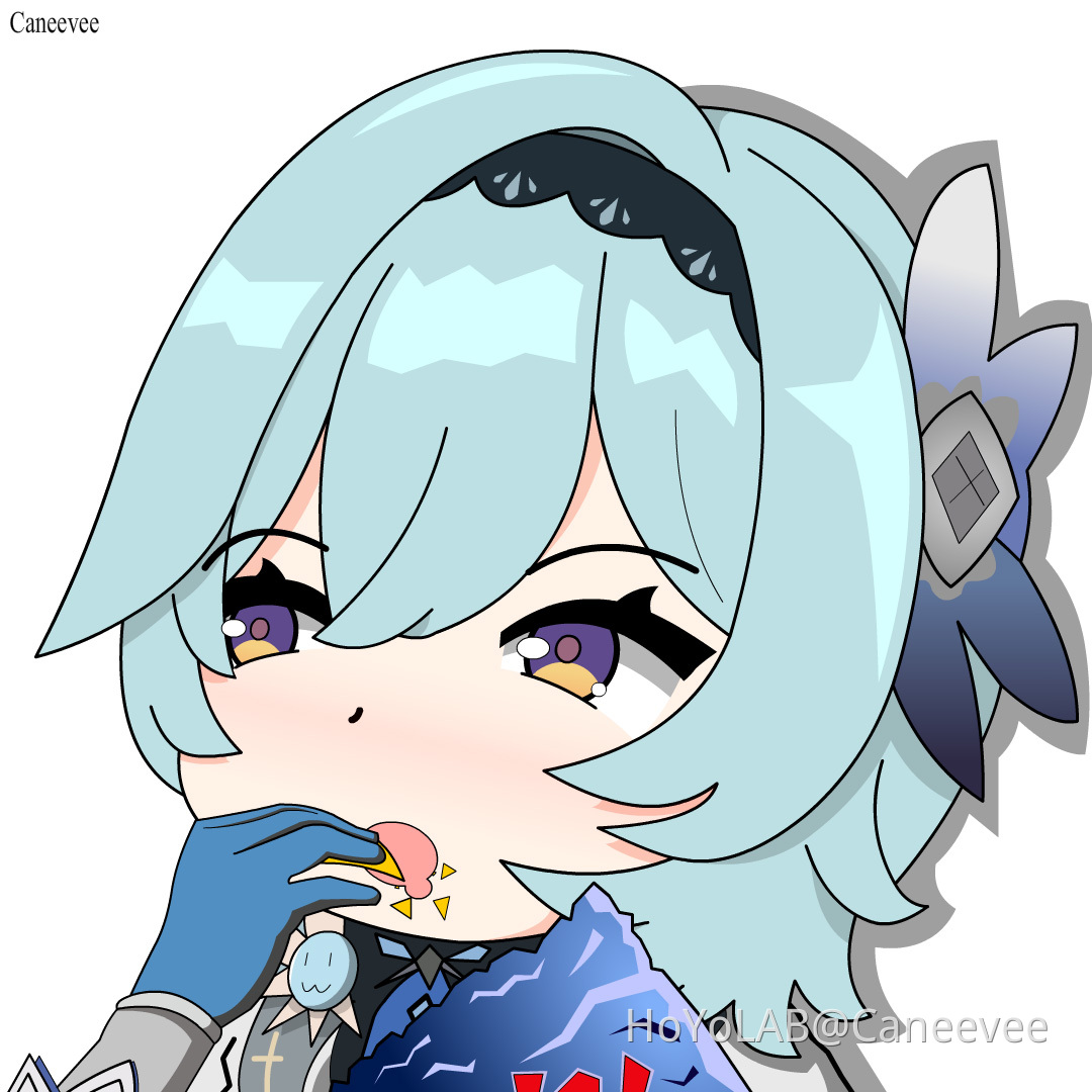 Eula eating chips Genshin Impact | HoYoLAB