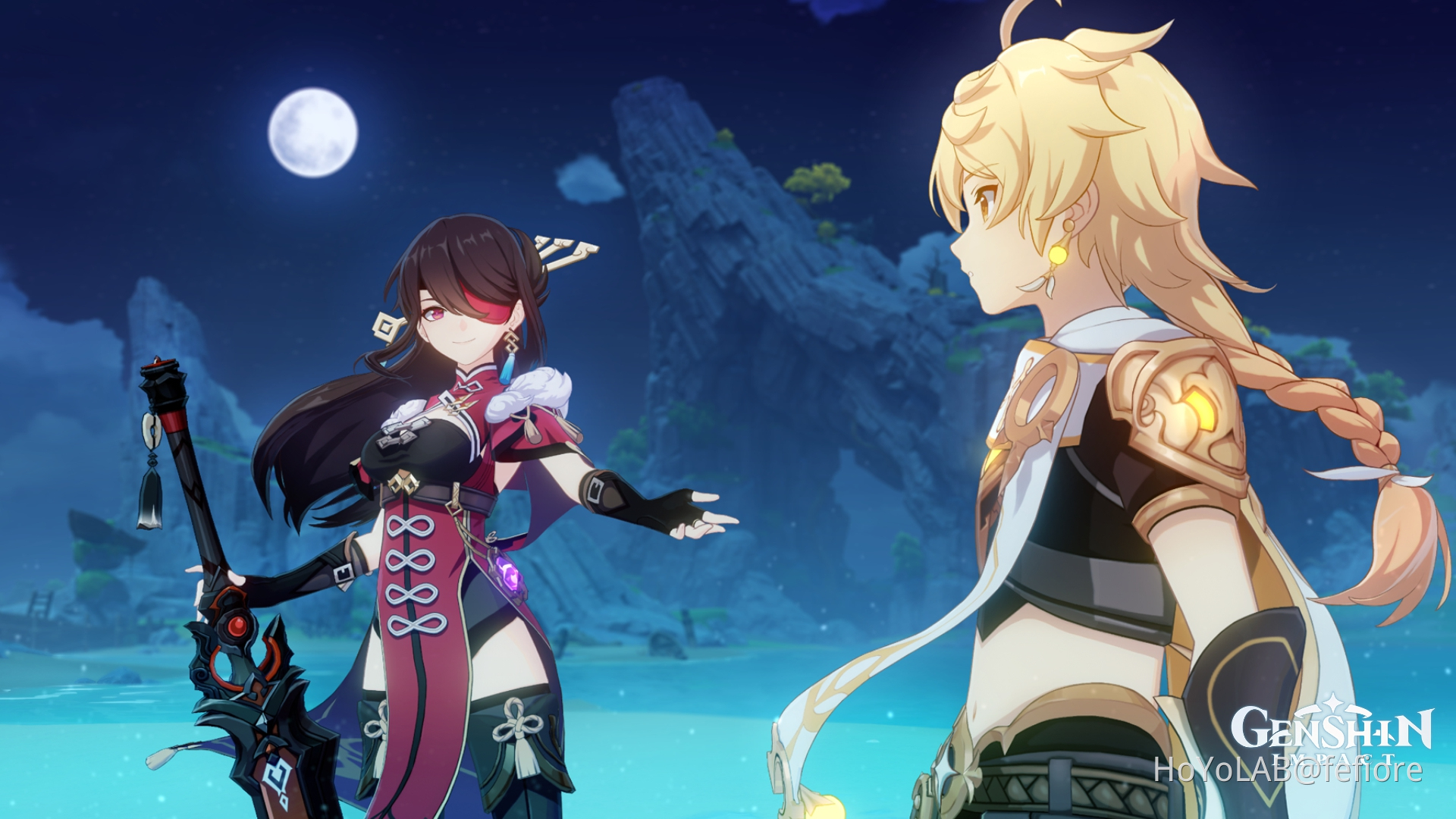 (Spoiler do encontro da Beidou) Genshin Impact | HoYoLAB