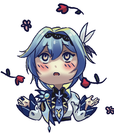 Sudden Applause for Eula - Animated Sticker Genshin Impact | HoYoLAB