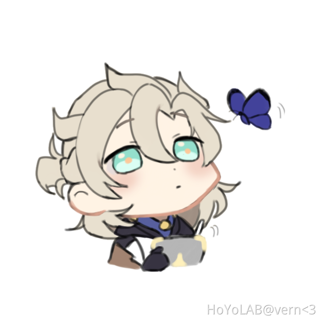 albedo stickers!! (3/4) “focused” Genshin Impact | HoYoLAB