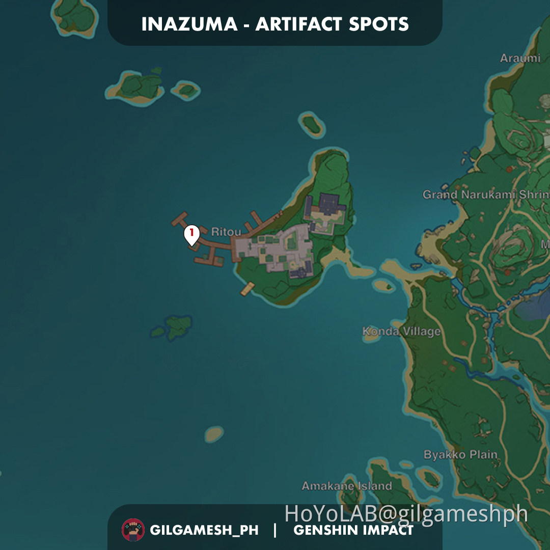 Artifact Route - Inazuma Genshin Impact | HoYoLAB