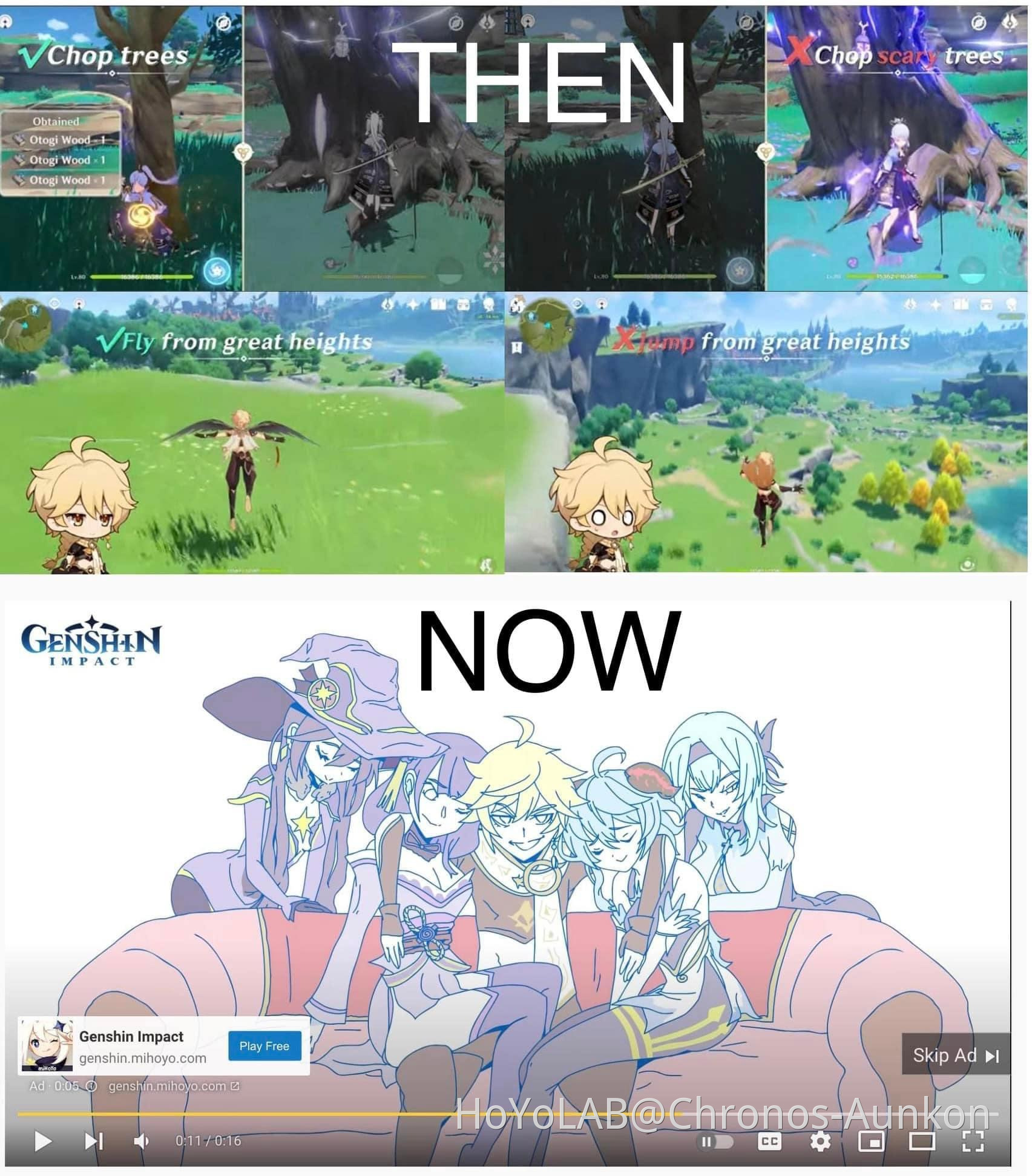 Genshin Ads then vs now! ( ͡° ͜ʖ ͡°) Genshin Impact | HoYoLAB