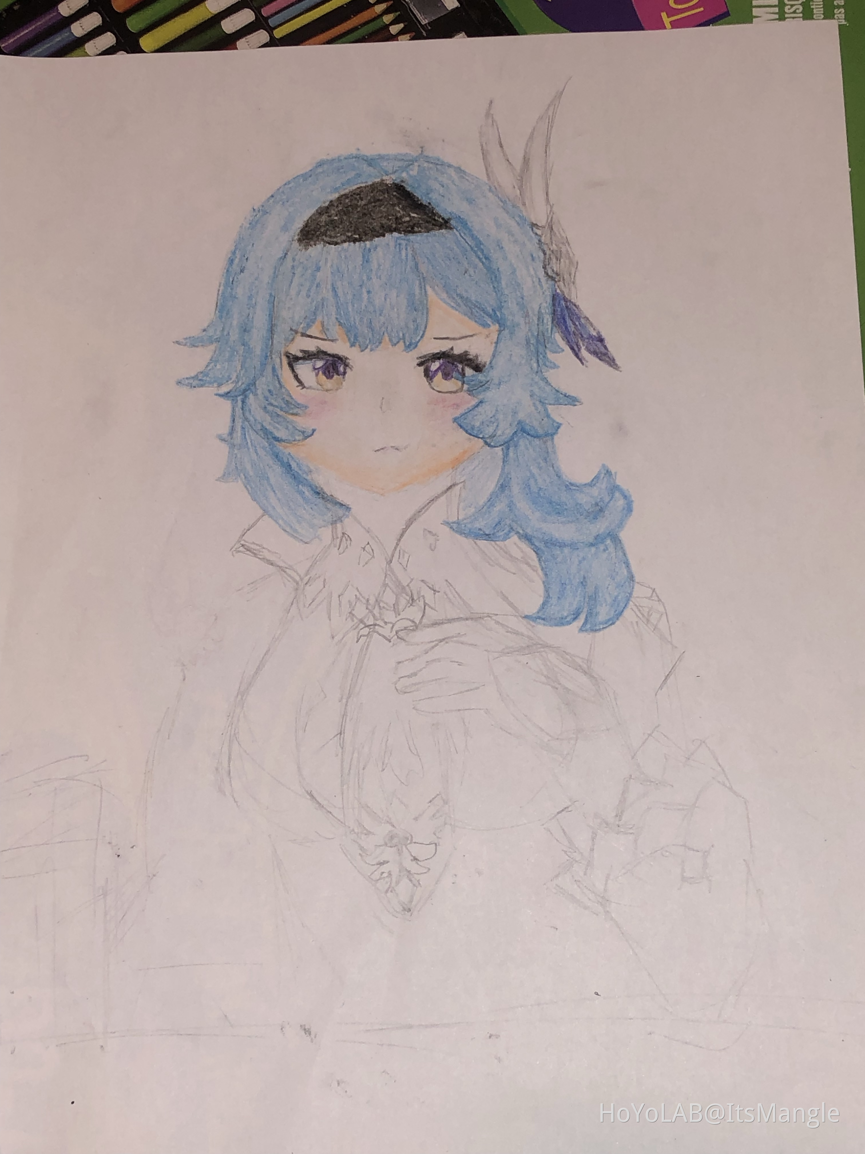 Drawing Eula haha Genshin Impact | HoYoLAB