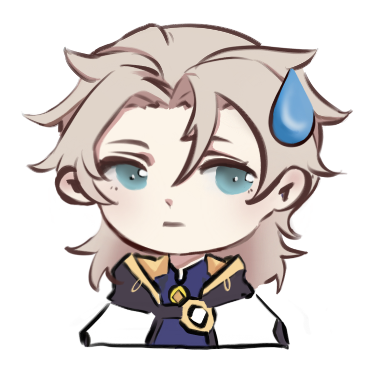 Albedo Sticker: (Sweats) Genshin Impact | HoYoLAB