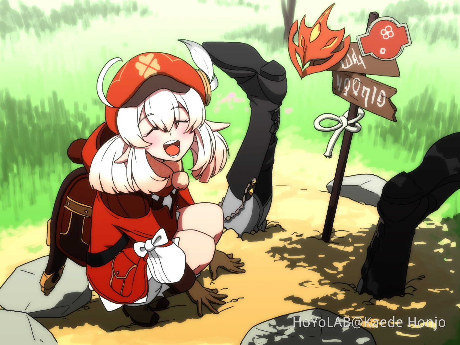 Klee à em chôn cái gì thế đào lên cho chị coi nào Genshin Impact | HoYoLAB