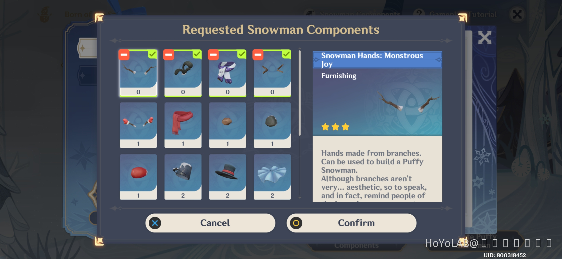 Event snowman Genshin Impact | HoYoLAB
