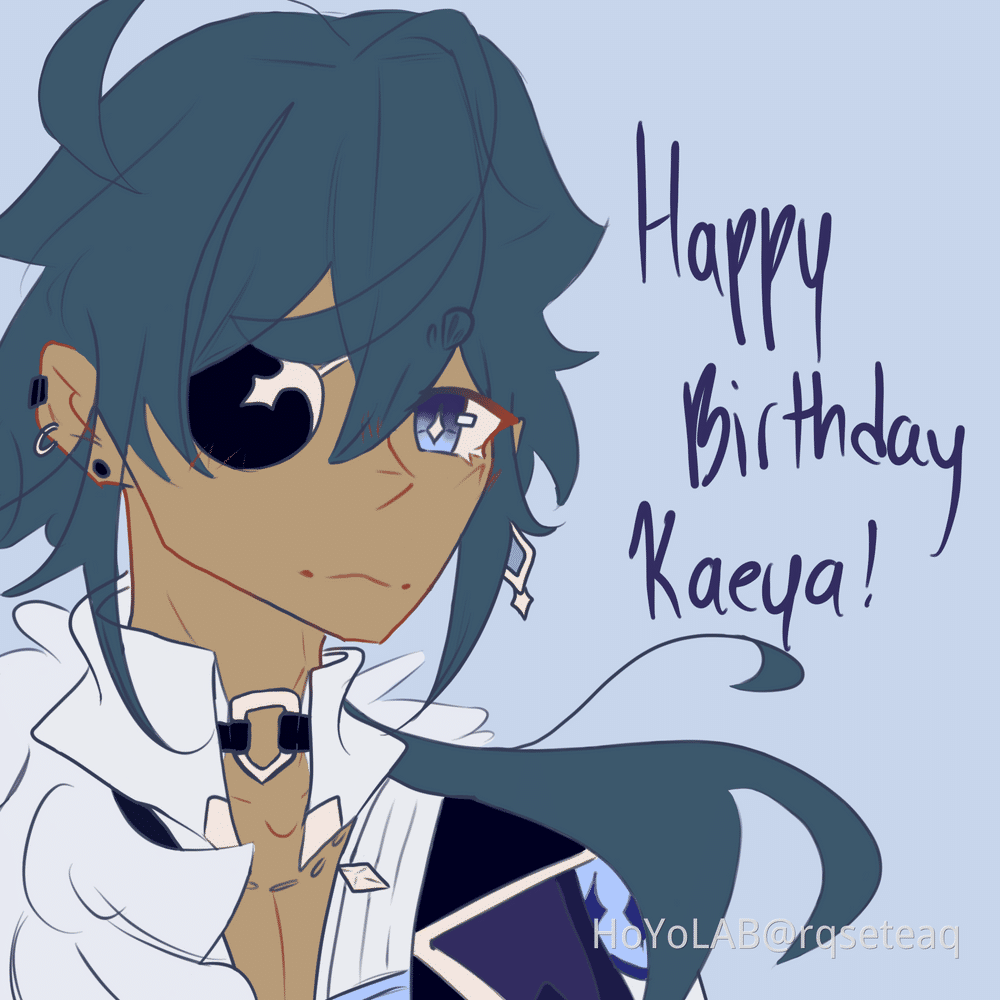 Happy birthday kaeya!! Genshin Impact | HoYoLAB