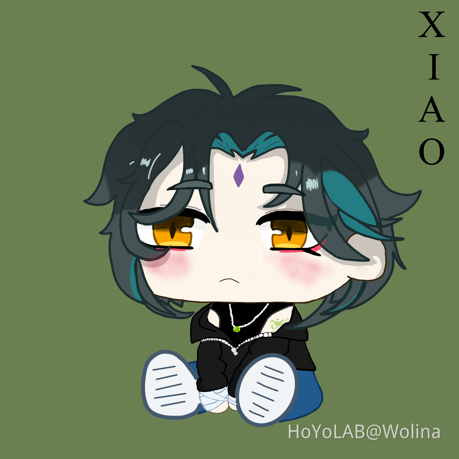 Chibi Xiao~ Genshin Impact | HoYoLAB