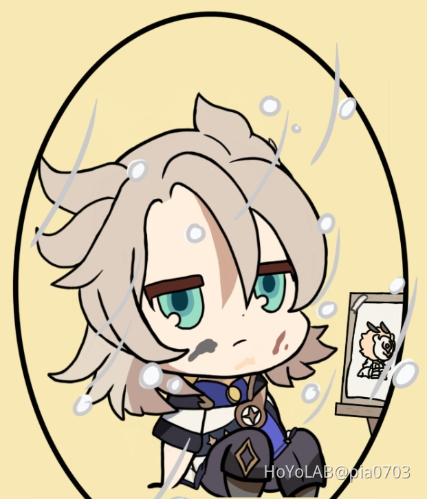 Albedo Chibi sticker contest Genshin Impact | HoYoLAB