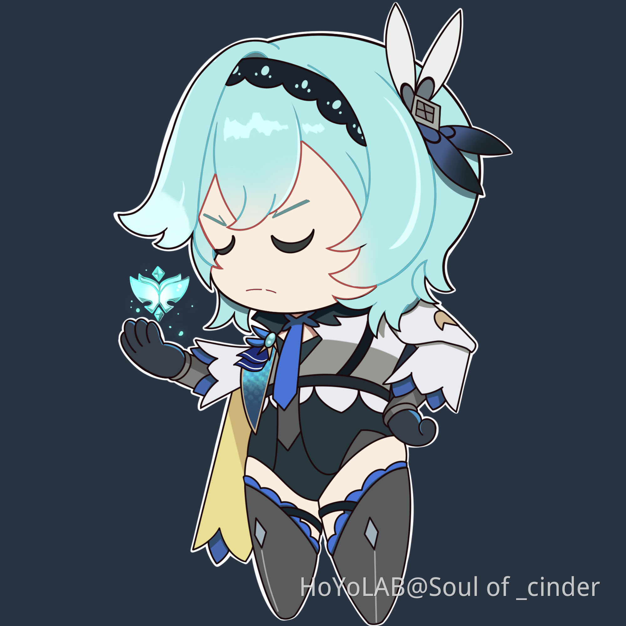 Eula emote 5 Genshin Impact | HoYoLAB