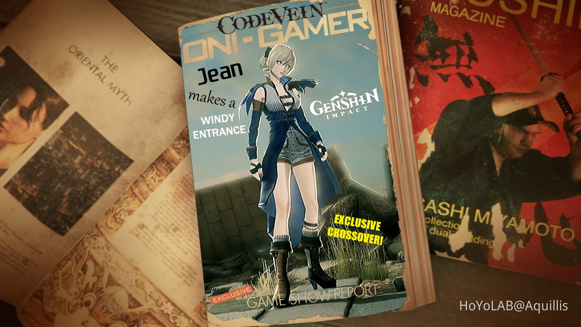 Jean from Genshin Impact makes her debut in Code Vein! Genshin Impact ...