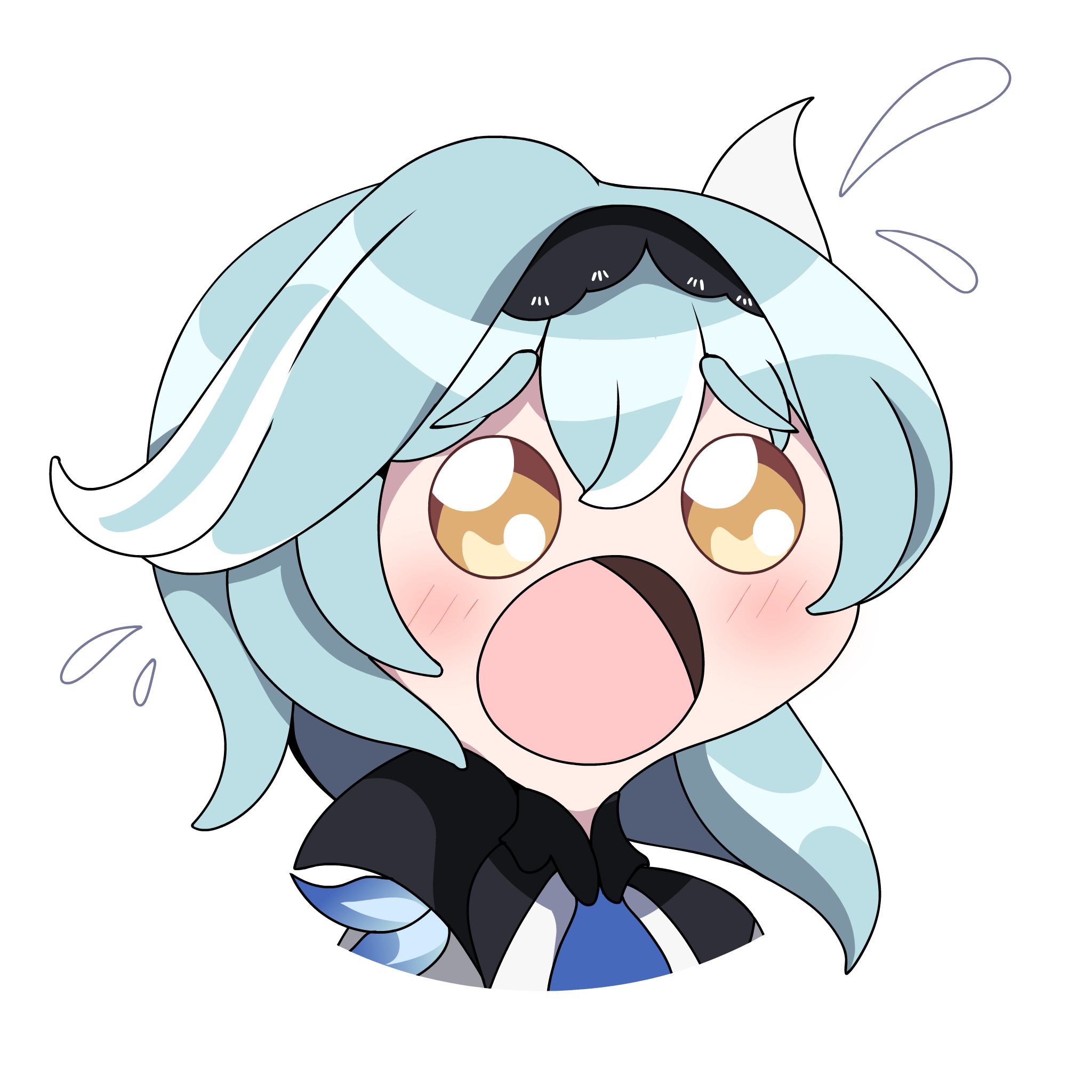 Eula Cry (for sticker contest) Genshin Impact | HoYoLAB