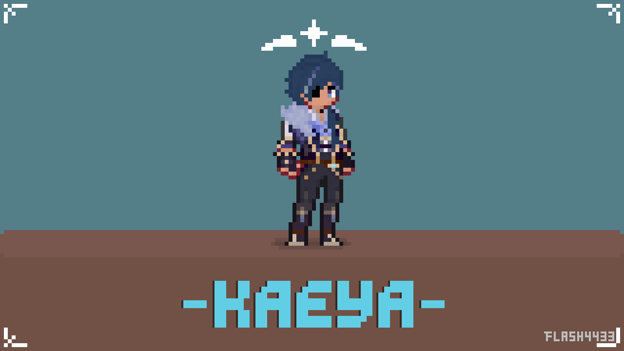 Pixel Kaeya! Genshin Impact | HoYoLAB