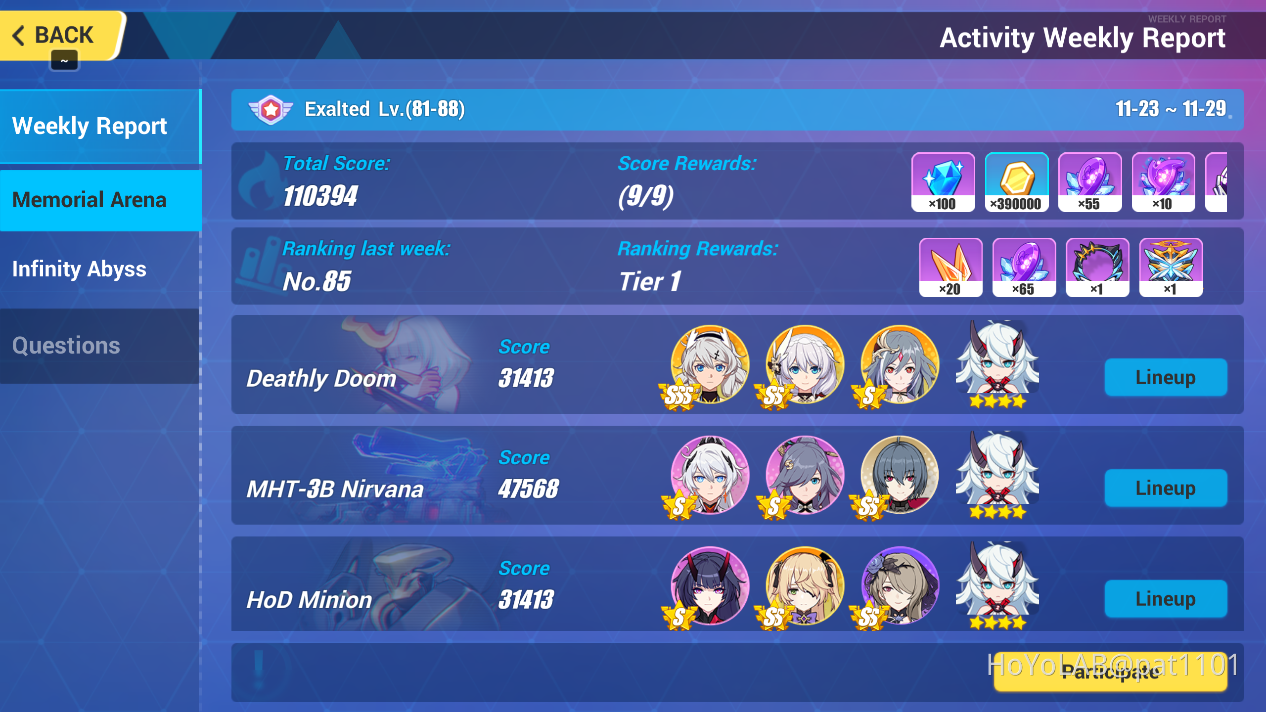 Hit my Honkai goal for 2021!!! Honkai Impact 3rd | HoYoLAB