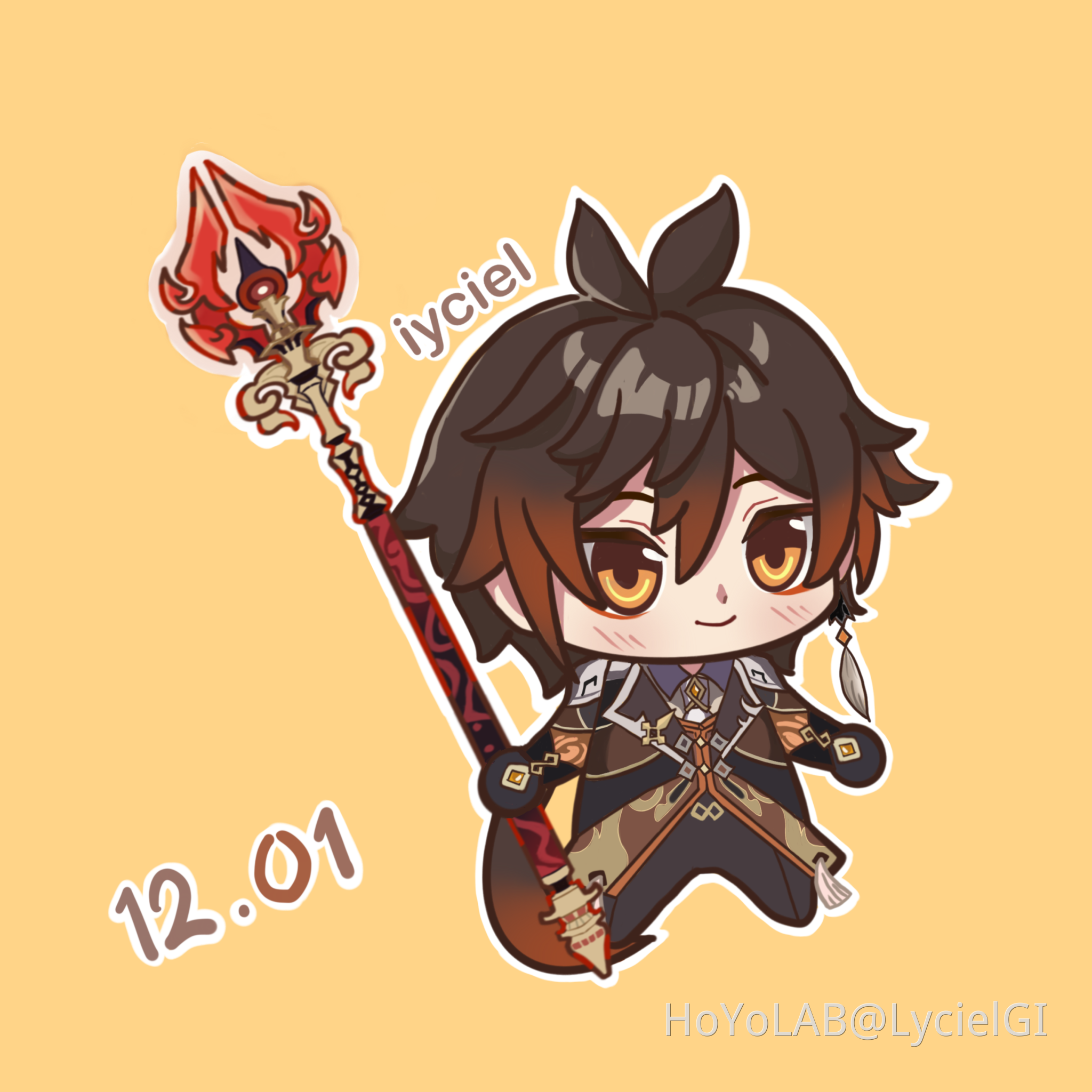 Chibi ZhongLi Genshin Impact | HoYoLAB