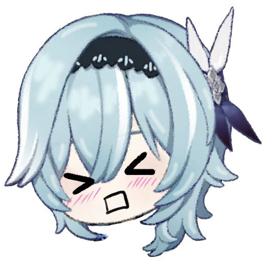 Eula Sticker Emoji — Chibi Shy Eula [Contest] ️ Genshin Impact | HoYoLAB