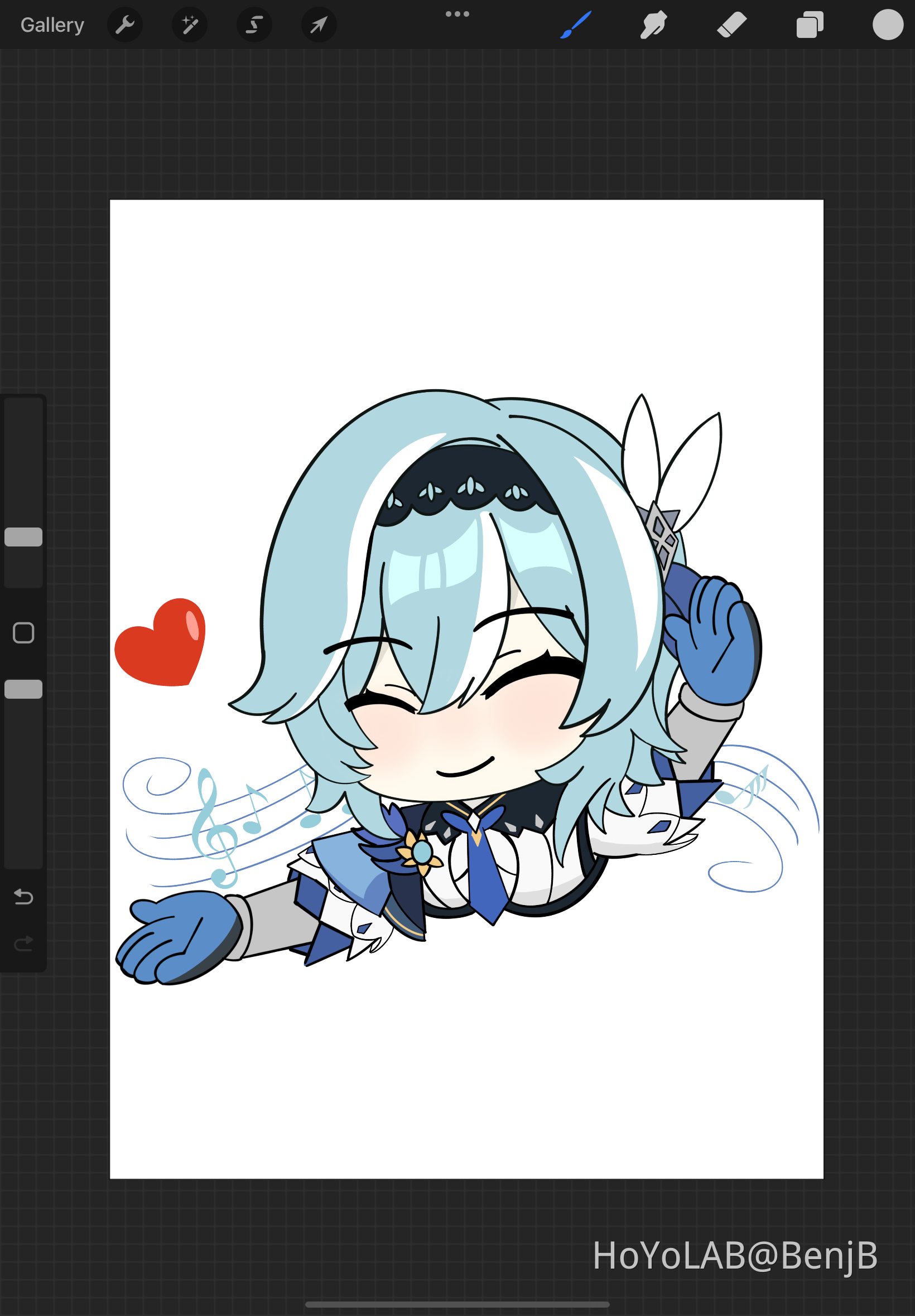 My Eula Stickers! Genshin Impact | HoYoLAB