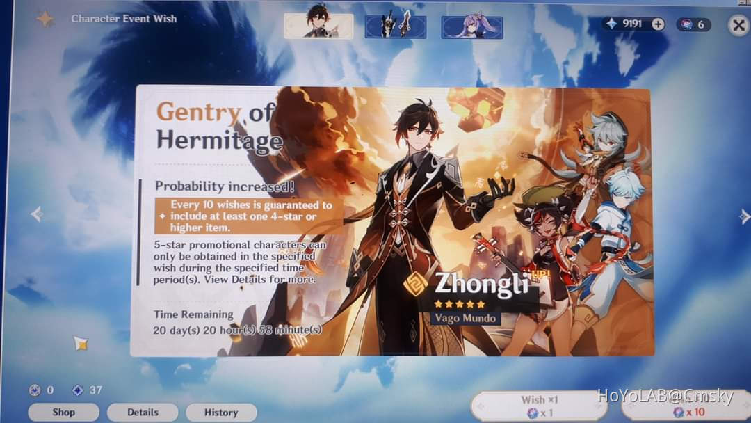 Happy anniversary to the 1st Zhongli banner! Genshin Impact | HoYoLAB