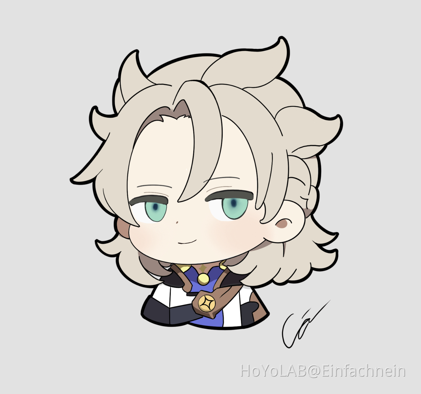 Albedo smirking Genshin Impact | HoYoLAB