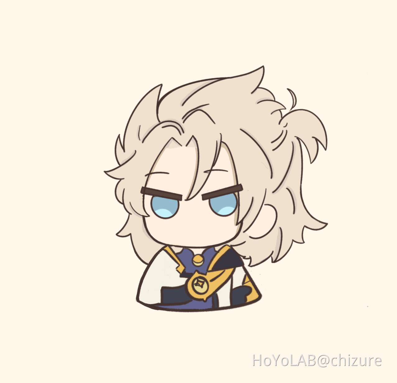 albedo sticker : angry albedo :( - HoYoverse Player Community