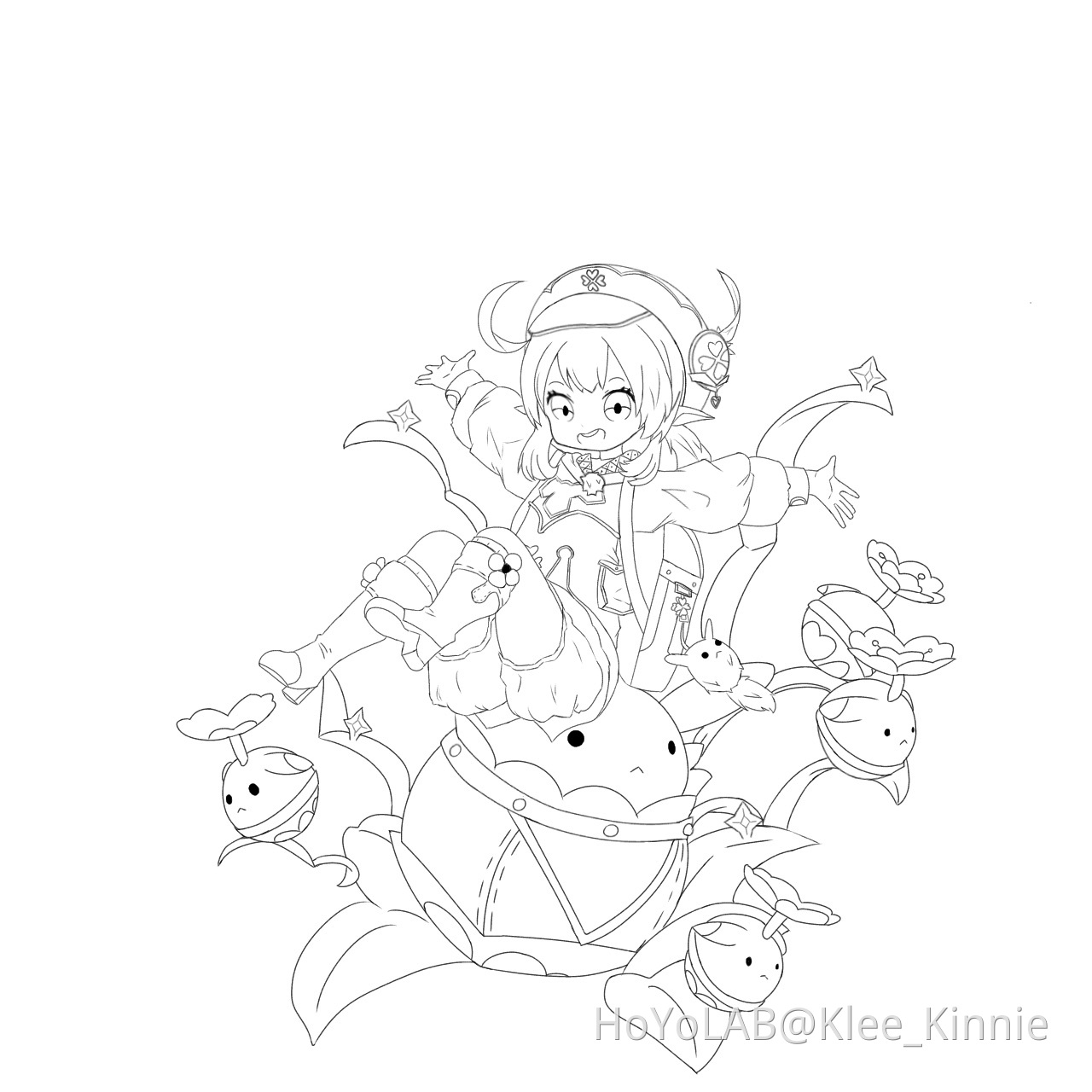 Drew The Klee figure! Genshin Impact | HoYoLAB