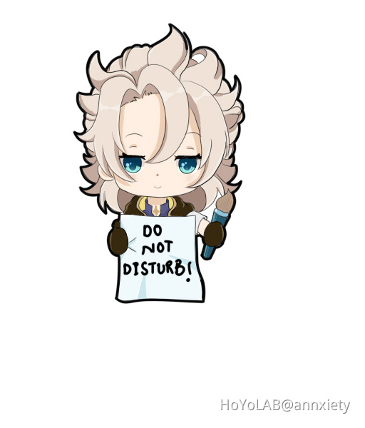 ALBEDO STICKER 3 Genshin Impact | HoYoLAB