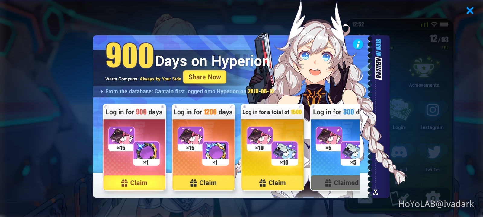 900 Days On Hyperion Honkai Impact 3rd | HoYoLAB