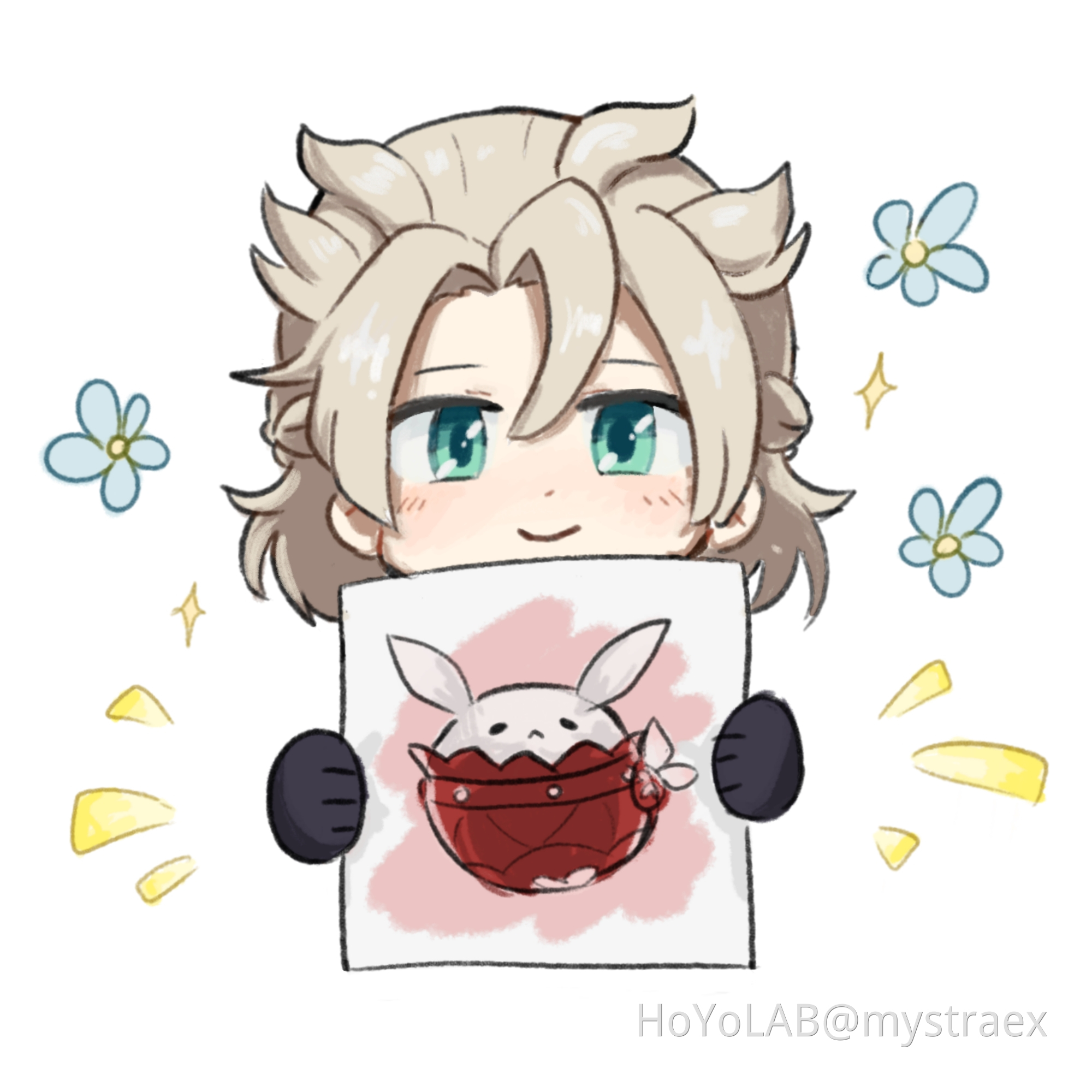 done! (albedo sticker) Genshin Impact | HoYoLAB