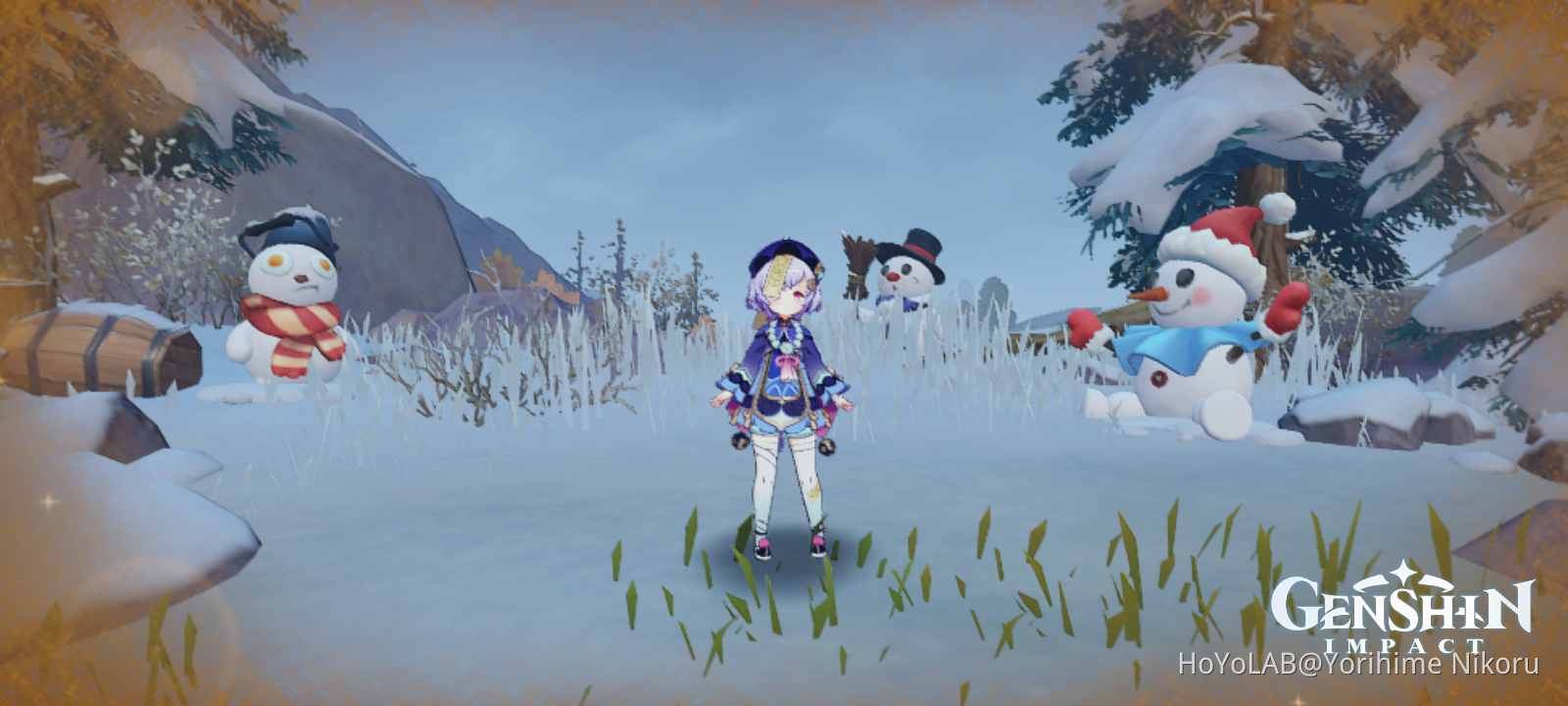 my three snowman ☃️⛄⛄ Genshin Impact | HoYoLAB