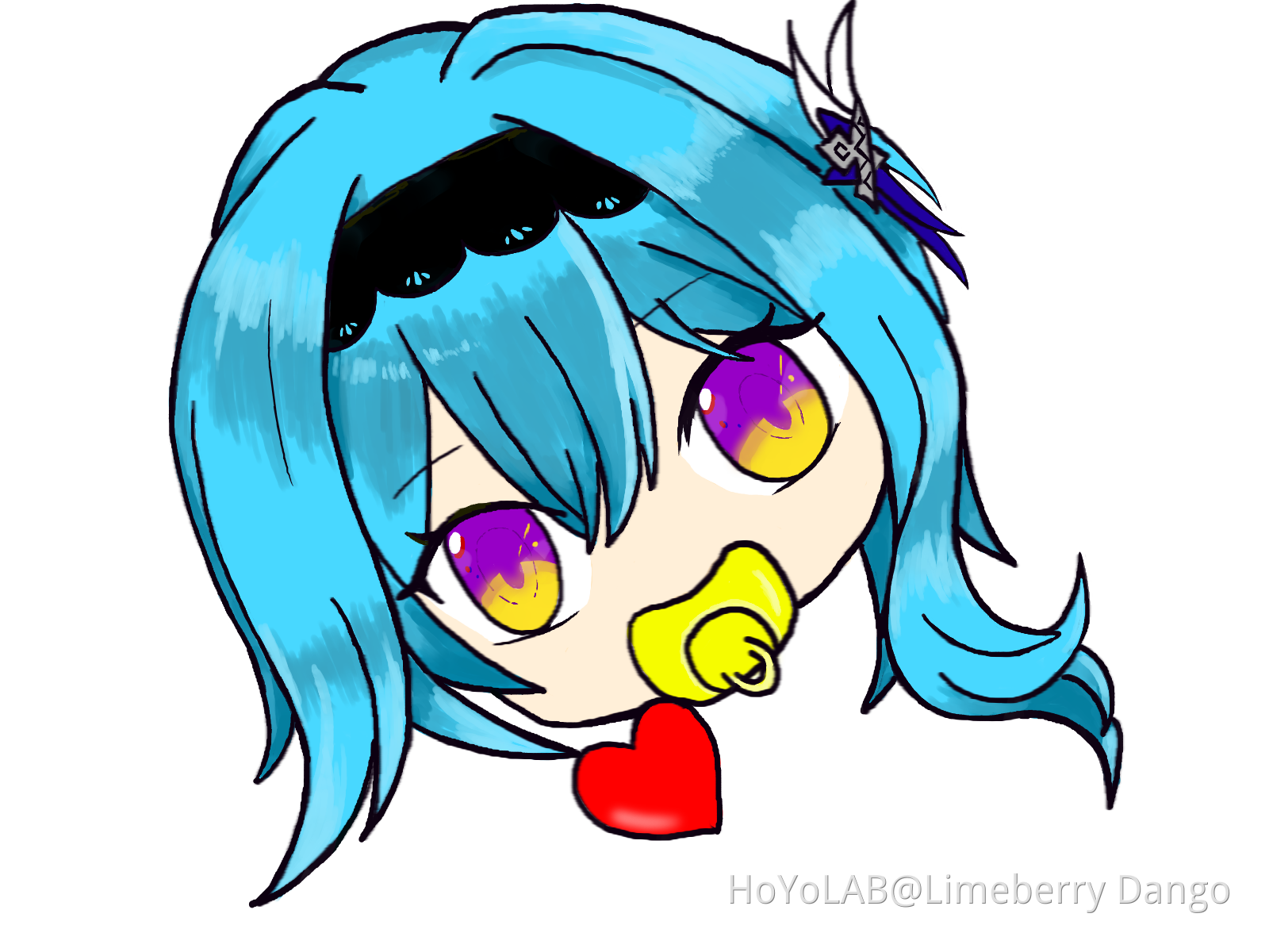 Chibi Eula Sticker! Genshin Impact | HoYoLAB