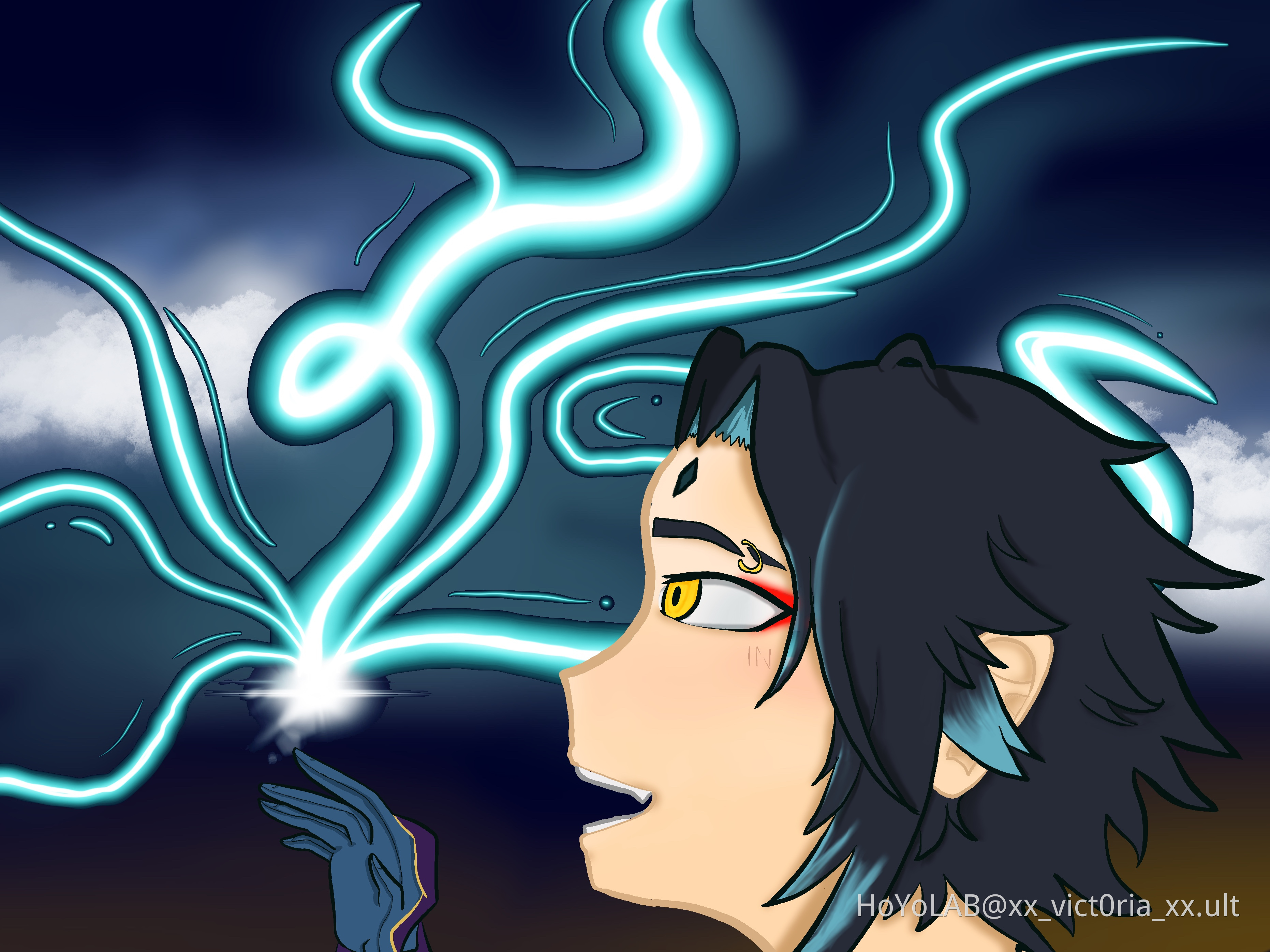 Xiao fan art Genshin Impact | HoYoLAB