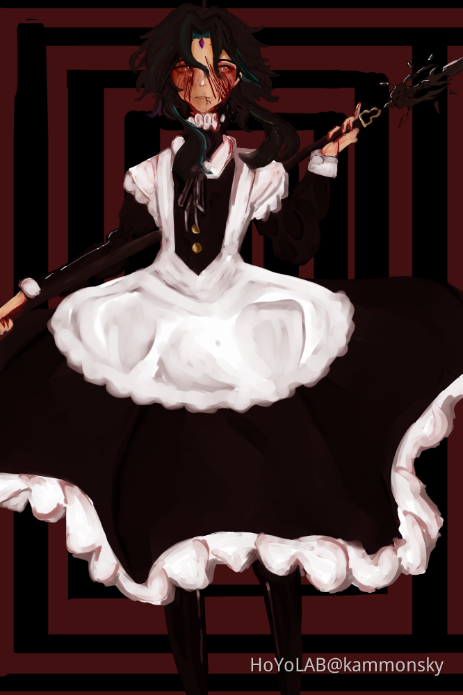 Xiao maid Genshin Impact | HoYoLAB