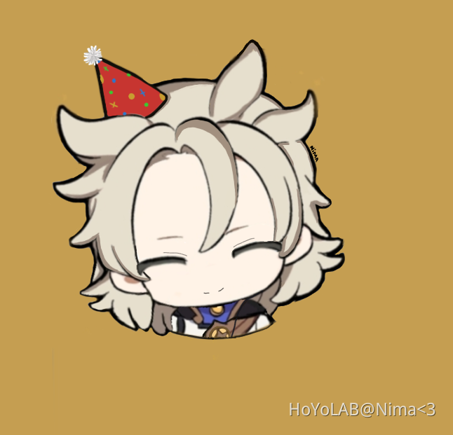 Albedo Stickers!! Genshin Impact | HoYoLAB