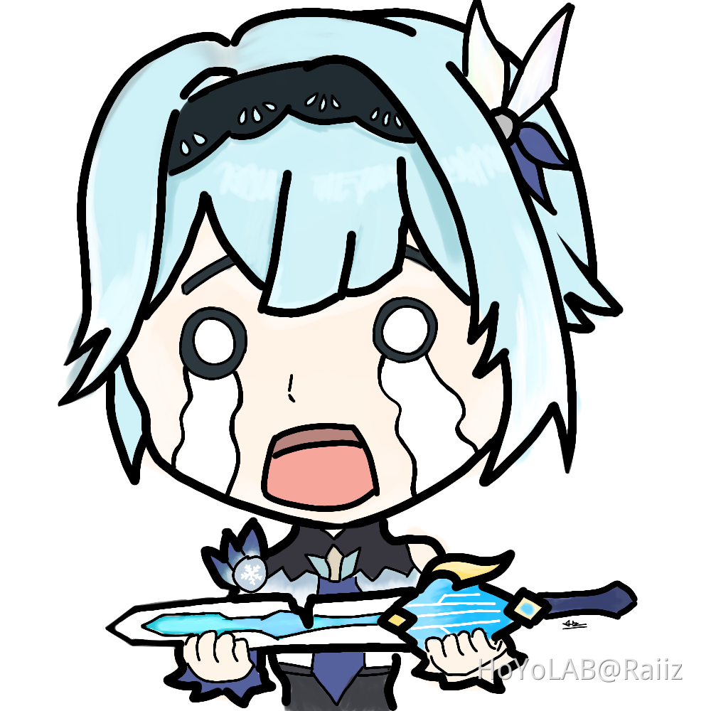 Crying Eula Genshin Impact | HoYoLAB