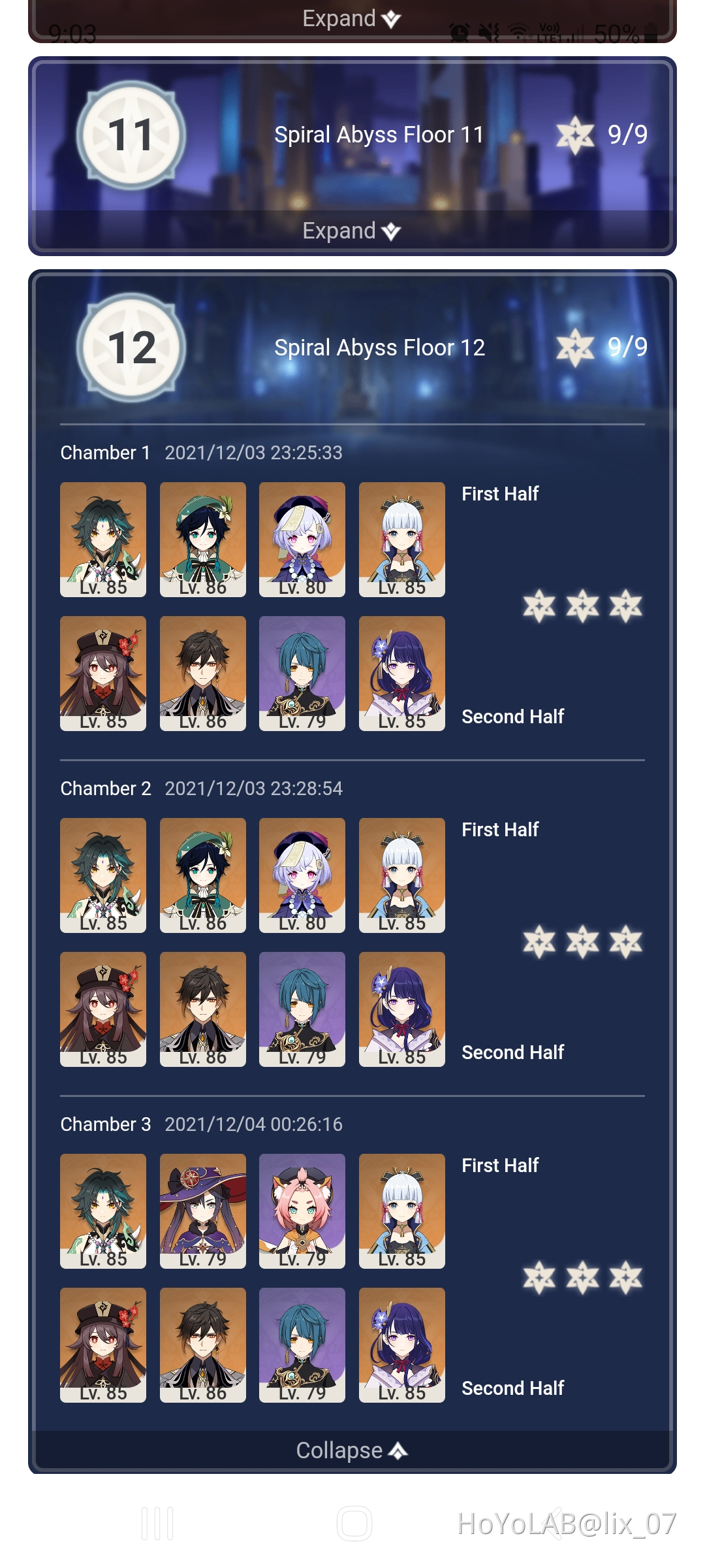 2nd time to get 36 stars on the Abyss!! Genshin Impact | HoYoLAB