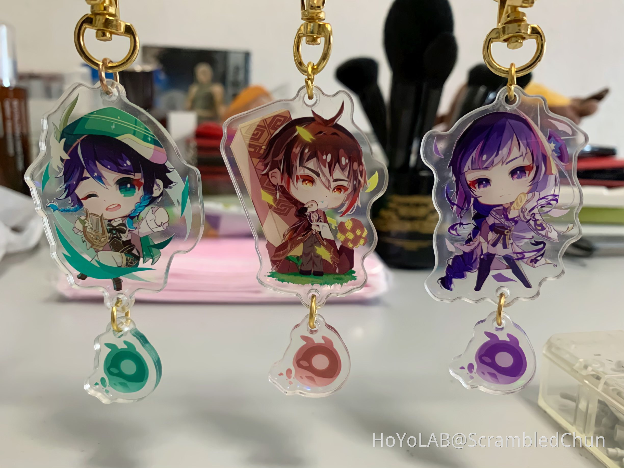 Chibi Archons Keychain Genshin Impact | HoYoLAB