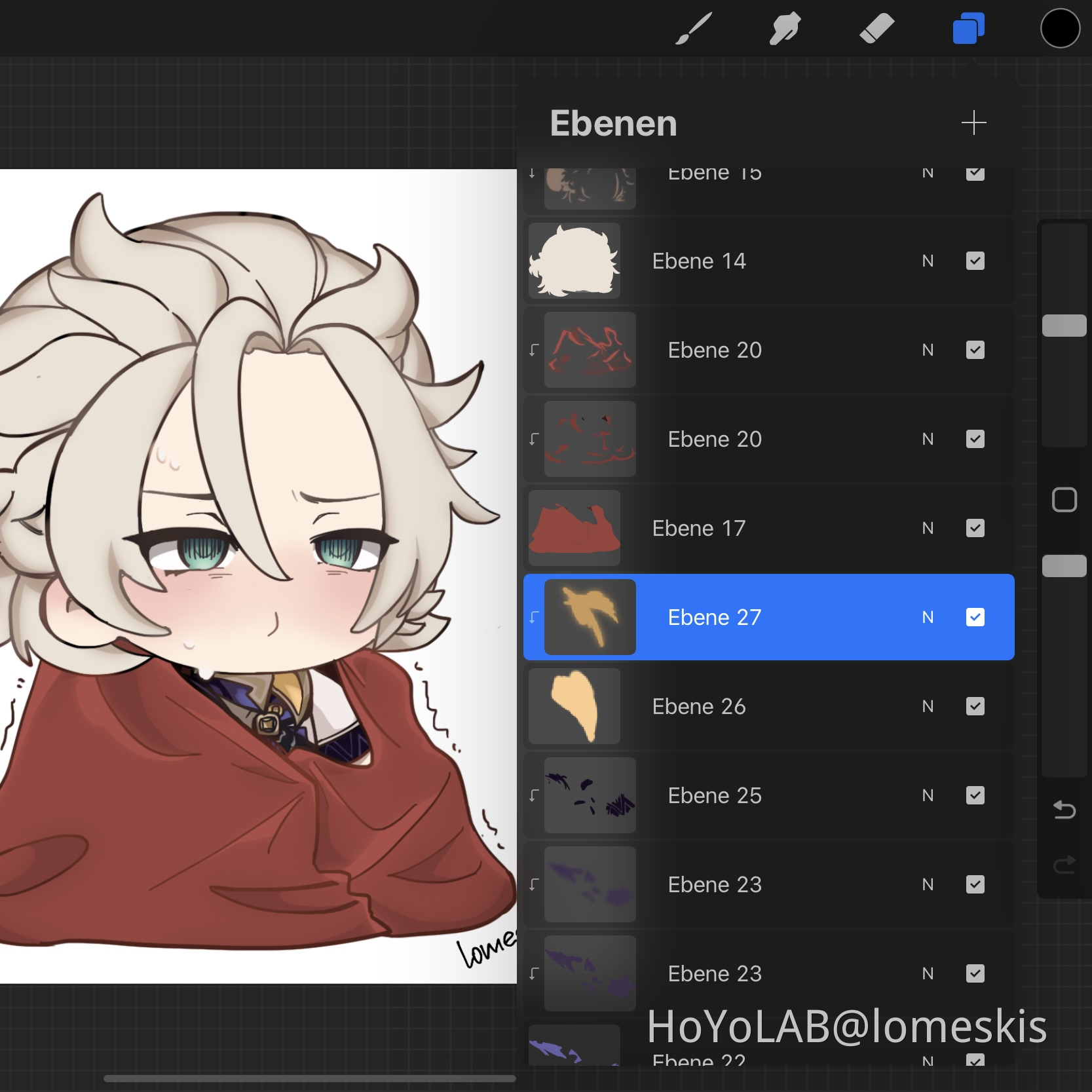 Albedo emote | Genshin Impact | HoYoLAB