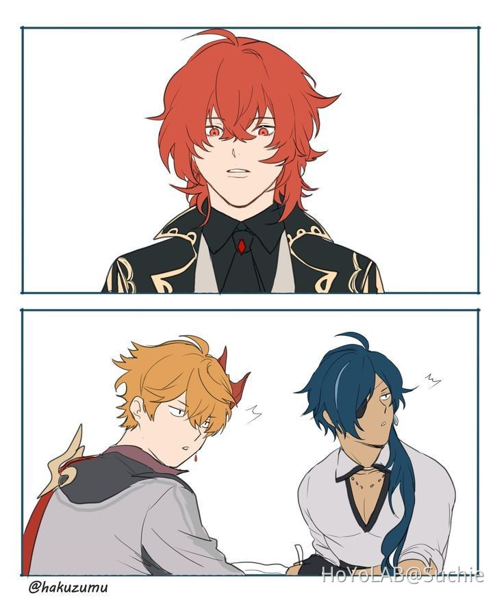 Angry Diluc (ʘ言ʘ╬) Genshin Impact | HoYoLAB