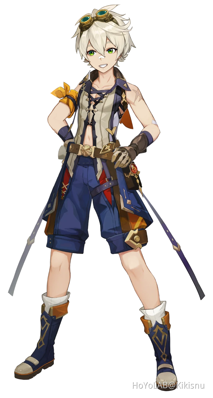 Bennett visual novel sprites | Genshin Impact | HoYoLAB