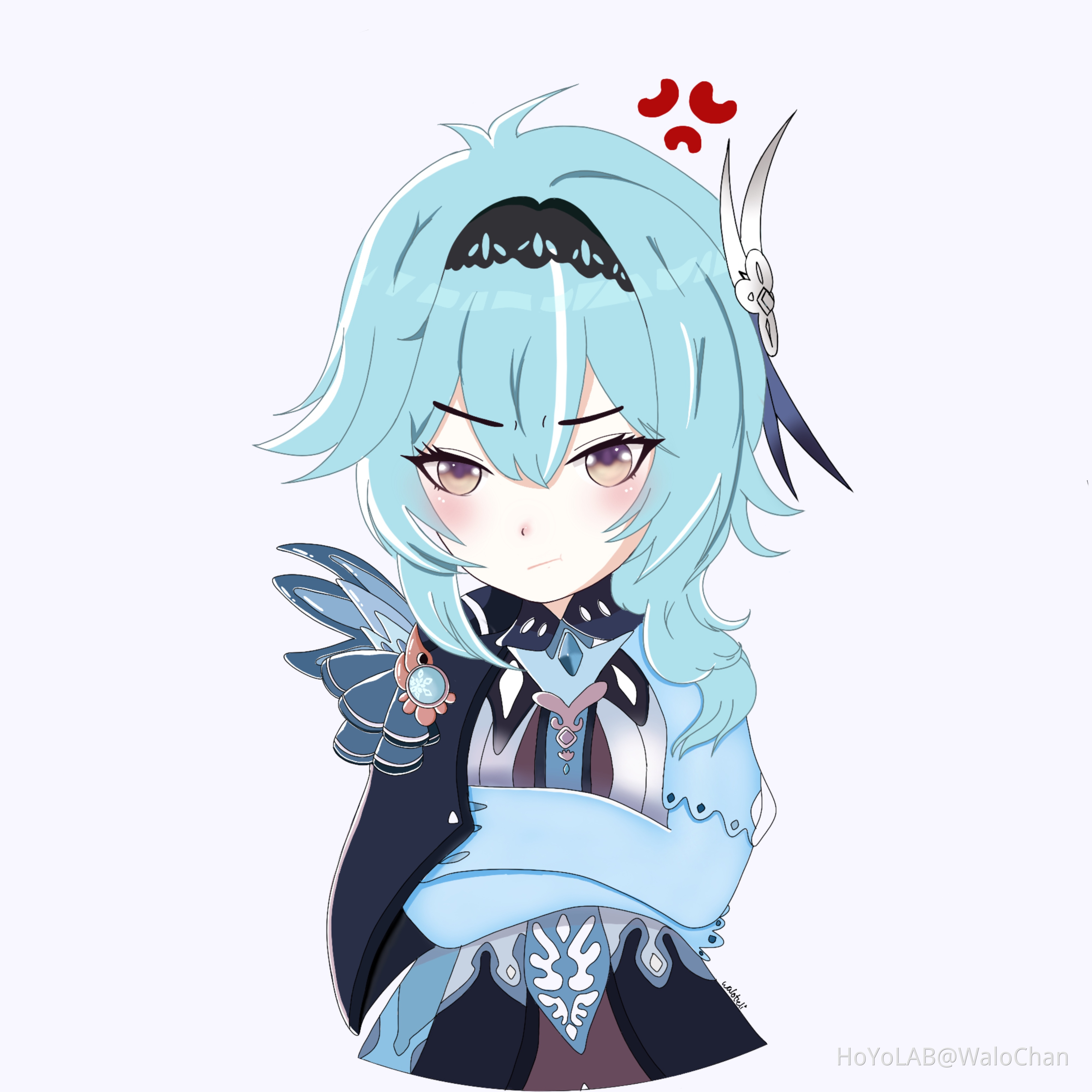 Angry Eula chan Genshin Impact | HoYoLAB