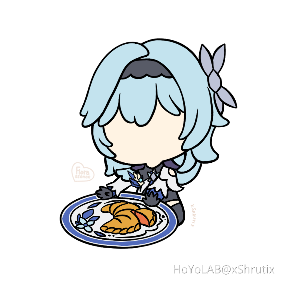 Eula enjoying Stormcrest Pie - miHoYo Player Community