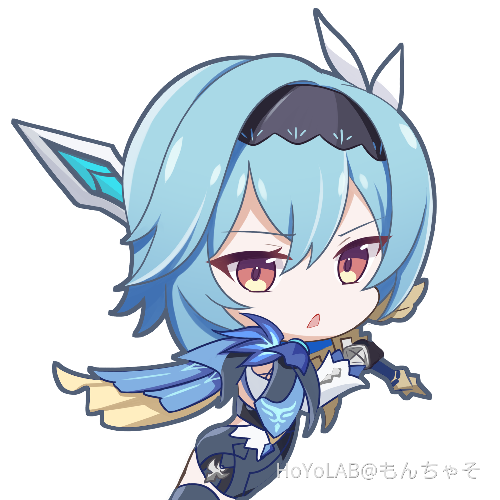 Eula Sticker (3/4） Genshin Impact | HoYoLAB