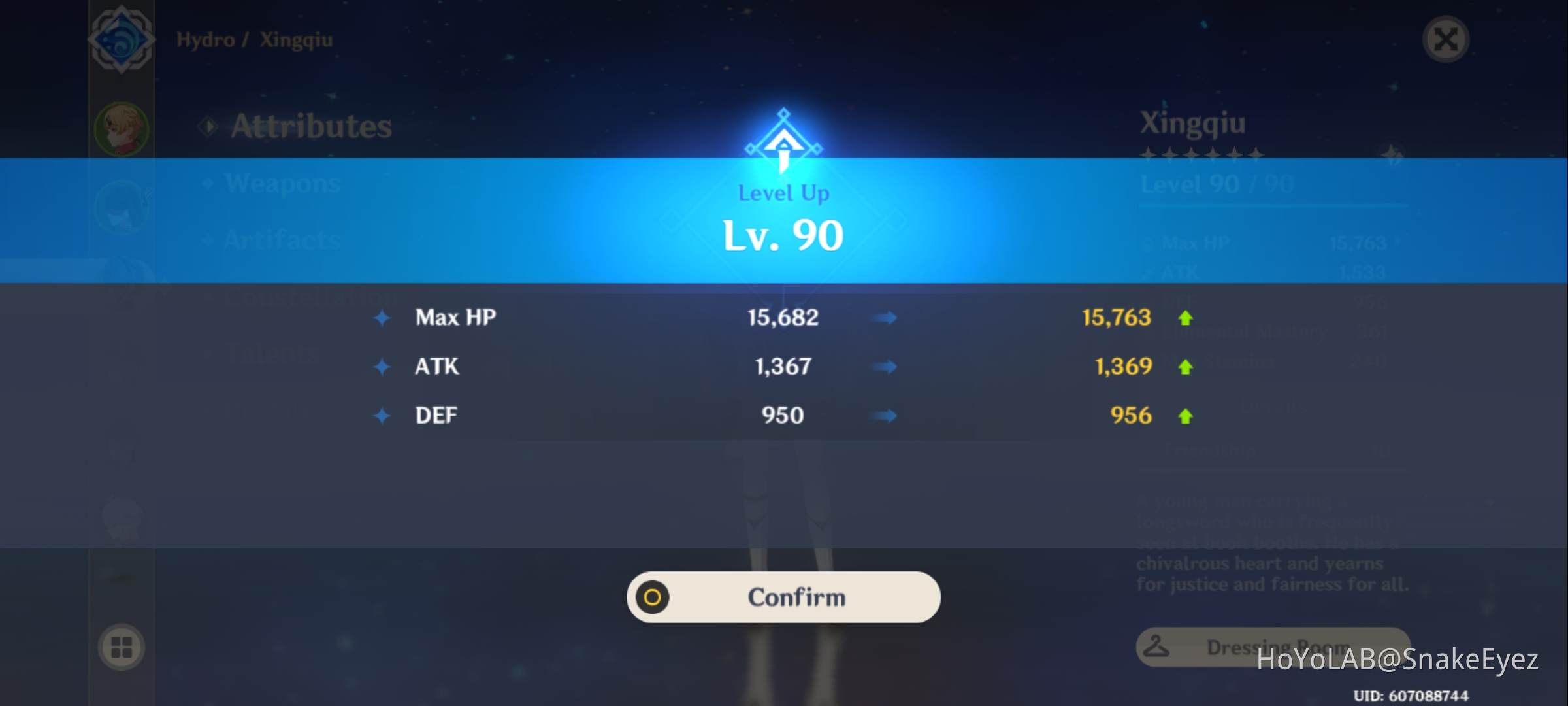 My first 4☆ max level 90 Genshin Impact | HoYoLAB