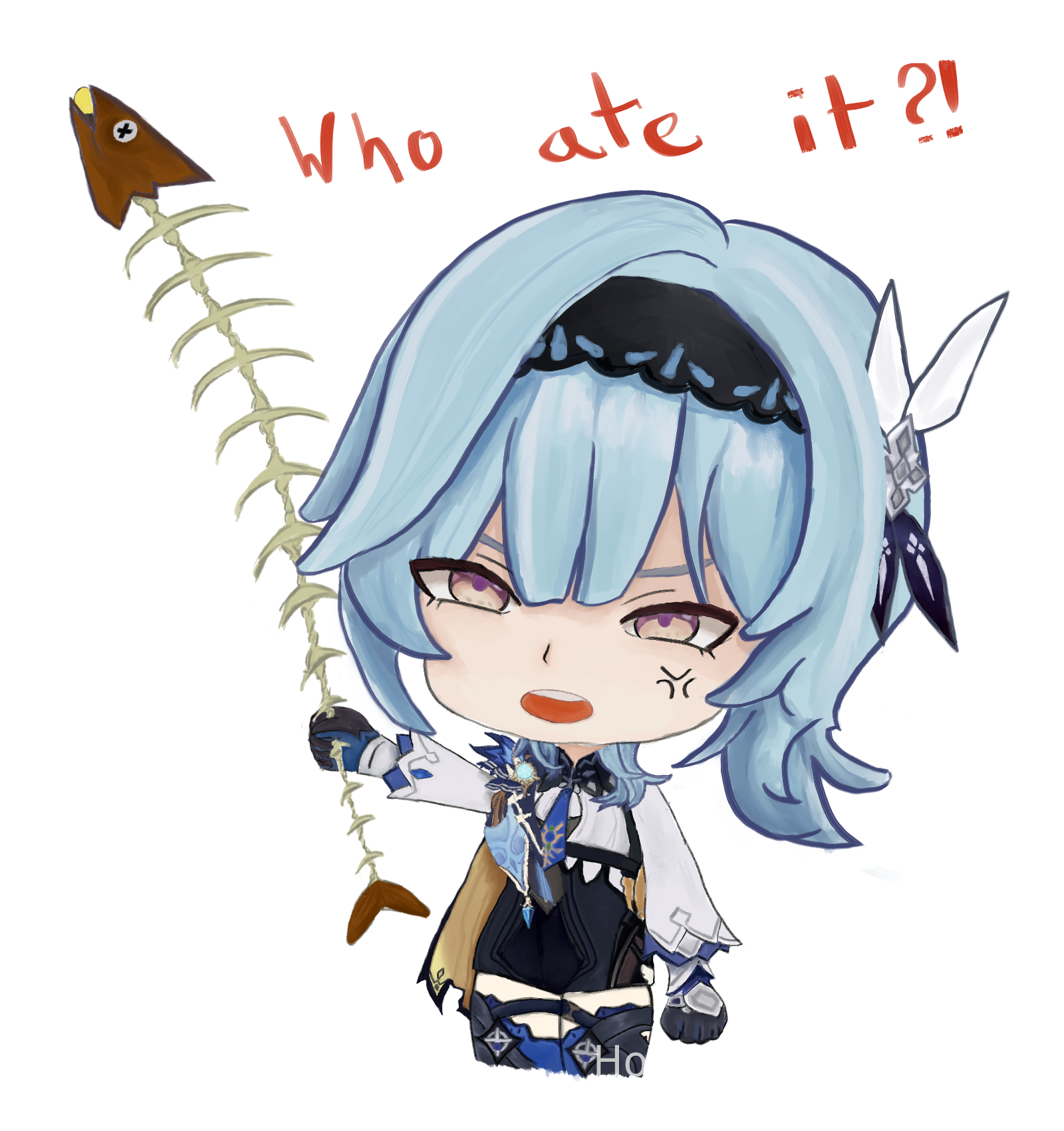 Angry Eula Sticker Genshin Impact | HoYoLAB