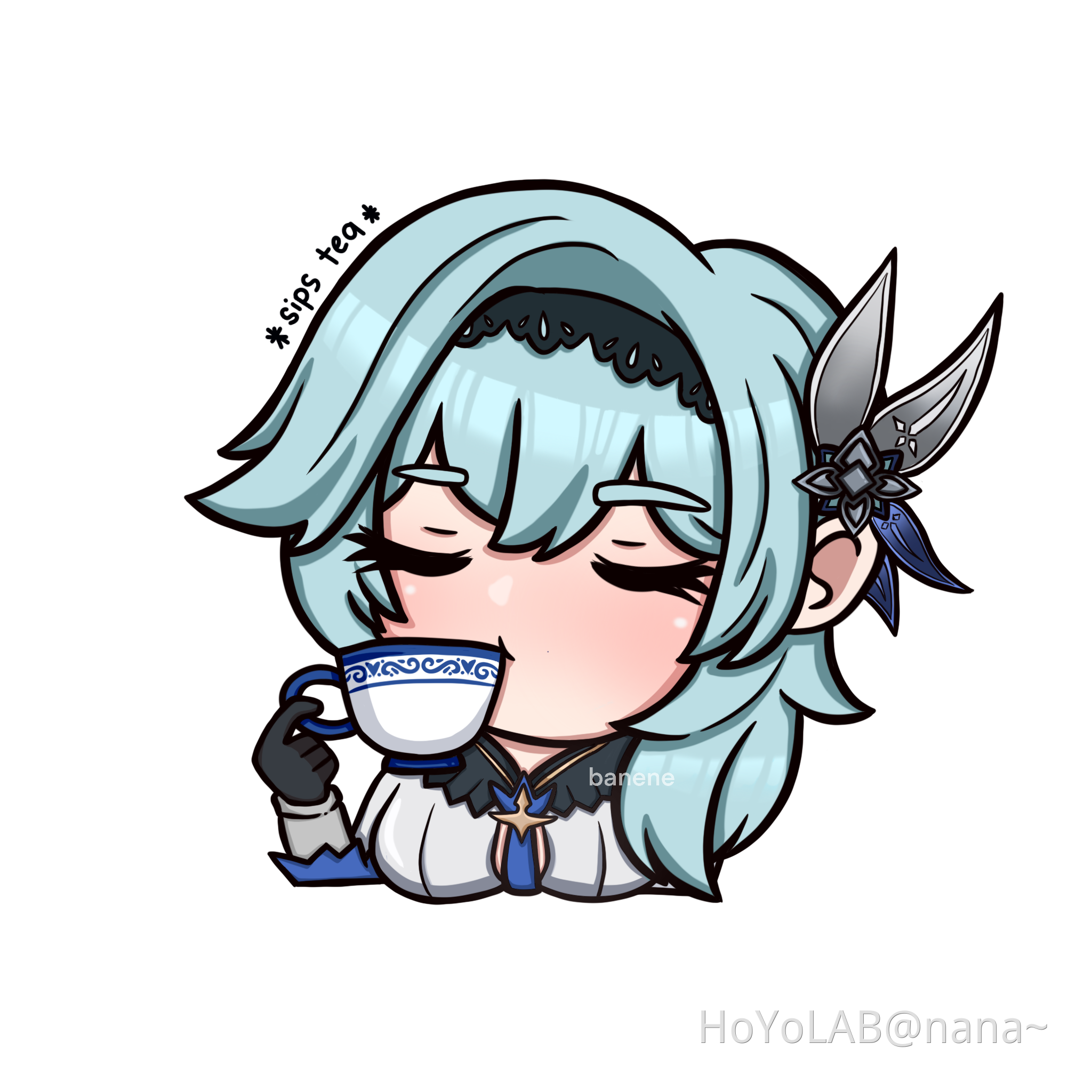 Eula Sticker Contest - Eula Emote | Genshin Impact | HoYoLAB