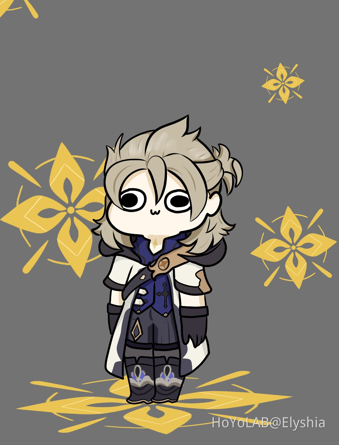 albedo derp chibi Genshin Impact | HoYoLAB