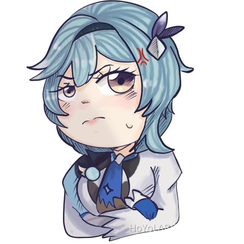 Angry Eula Lawrence Genshin Impact | HoYoLAB